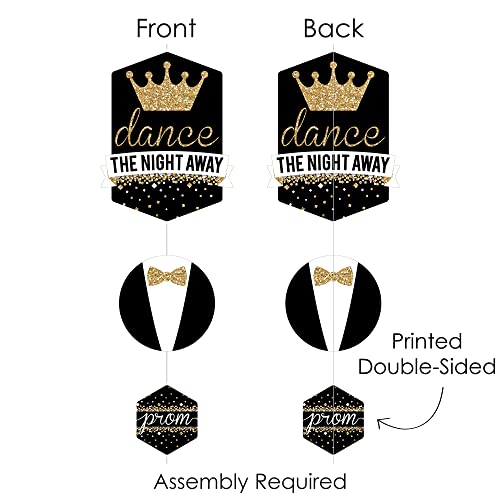Big Dot of Happiness Prom - Prom Night Party DIY Dangler Backdrop - Hanging Vertical Decorations - 30 Pieces