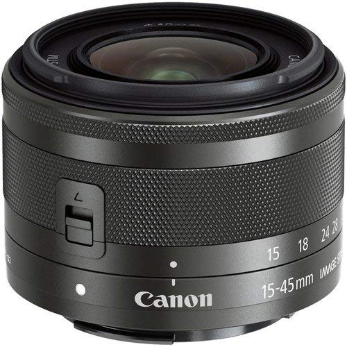 Canon EOS M5 Mirrorless Digital Camera (Black) Bundle w/Canon EF-M 15-45mm is STM & Tamron 70-300mm Di LD Lenses + Auto (EF/EF-S to EF-M) Mount Adapter + Gadget Bag + Accessories (Renewed)