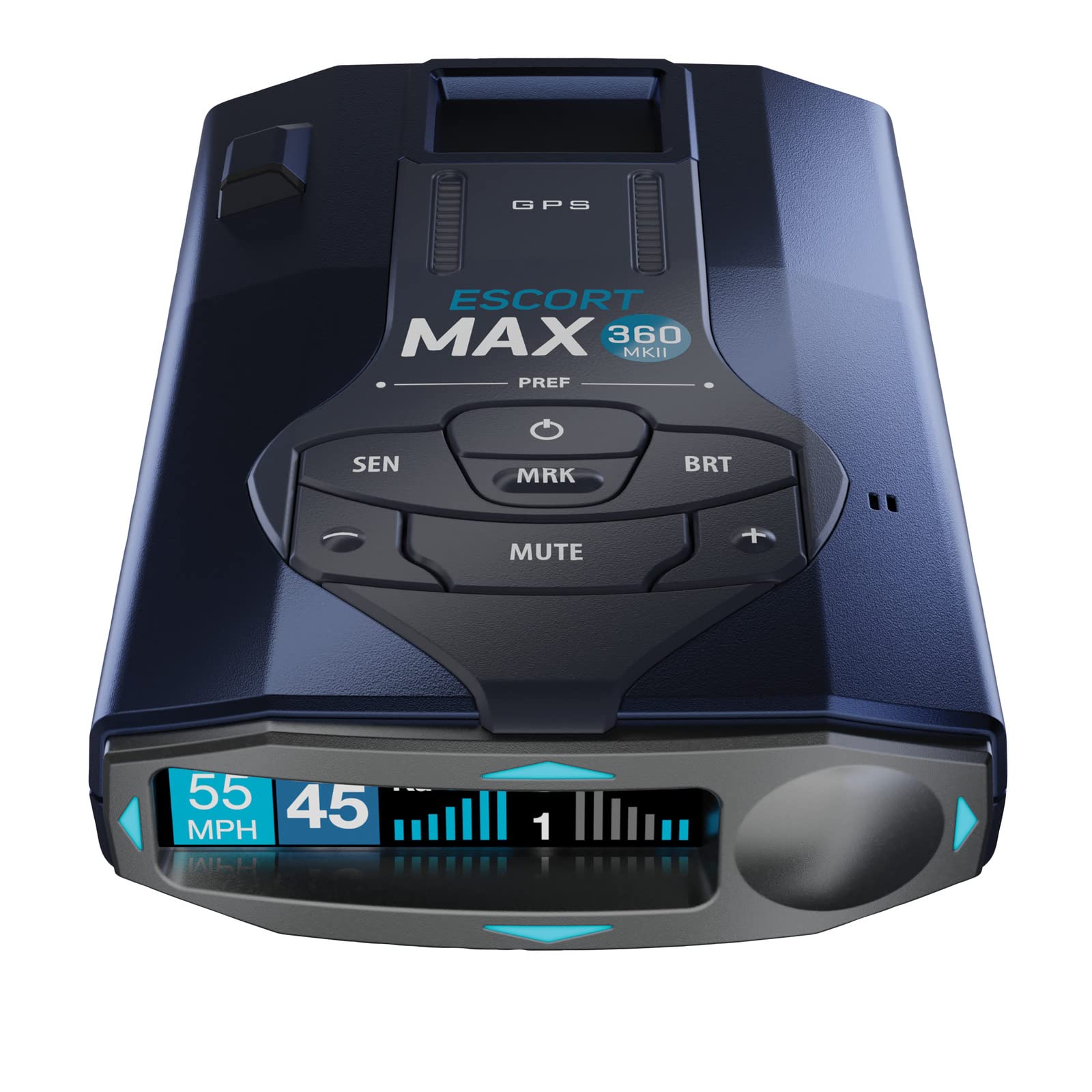 Escort MAX 360 MKII Radar Detector with EZ Mag Mount - Exceptional Range, True 360° Awareness, AutoLearn Intelligence Rejects False Alerts, Sleek Magnetic Mount for Escort Models