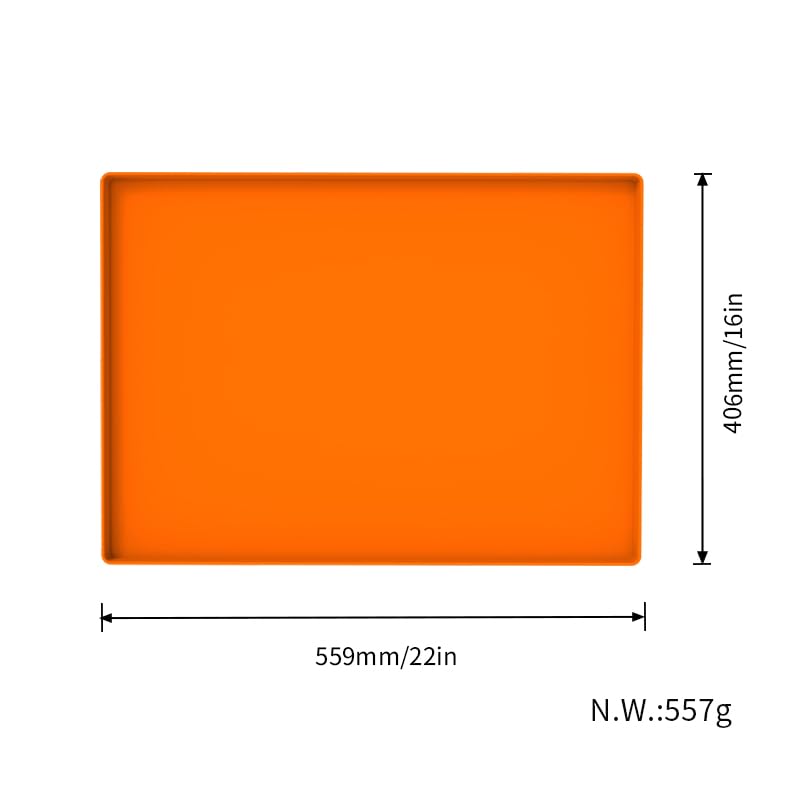 Griddle Mat for Blackstone 36/28/22 Inch,Reusable Food Grade Silicone Griddle Mat for Blackstone,All Season Outdoor Protective Grill Mat (22 Inch)