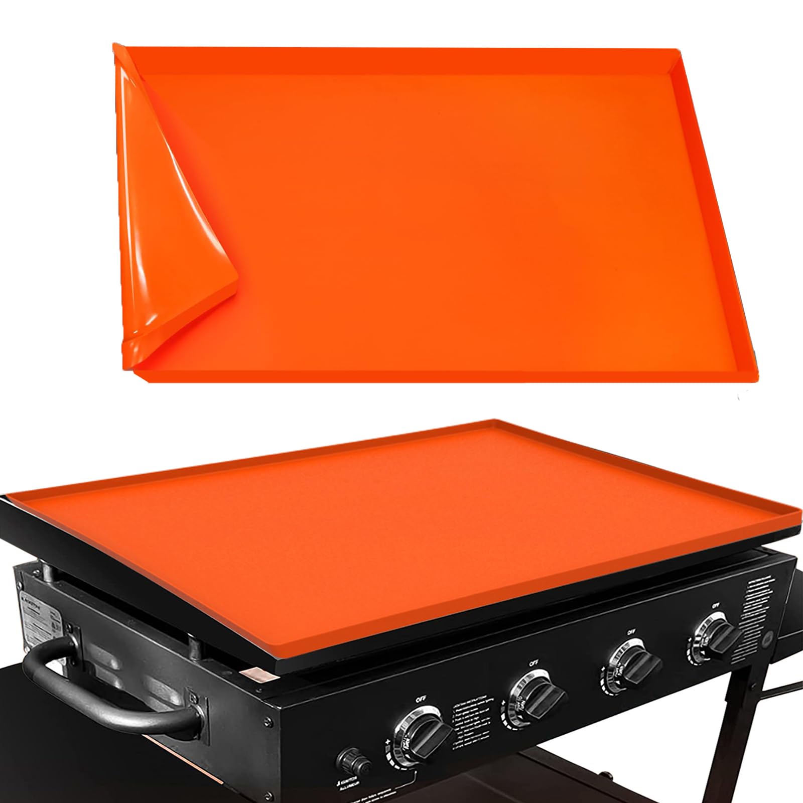 Griddle Mat for Blackstone 36/28/22 Inch,Reusable Food Grade Silicone Griddle Mat for Blackstone,All Season Outdoor Protective Grill Mat (22 Inch)