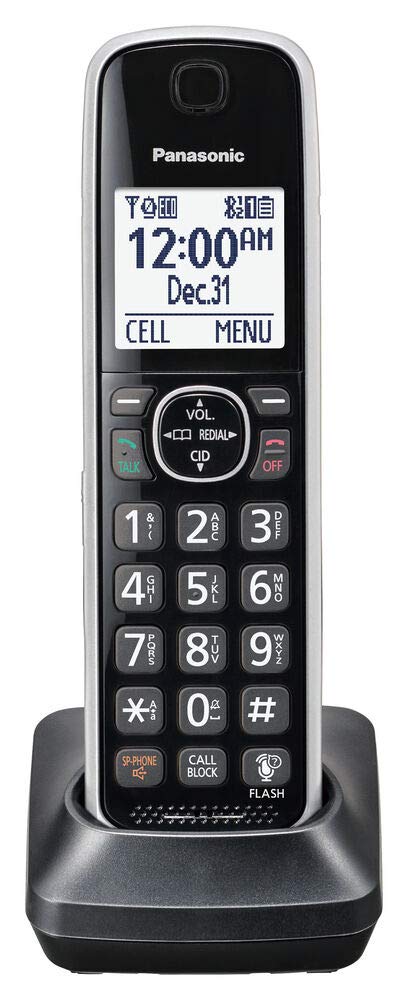 Panasonic KX-TGFA61B ( Handset Only ) Additional Digital DECT 6.0 Cordless Handset for KX-TG885SK and KX-TGF670 Series - (Renewed)