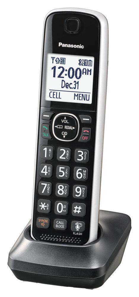 Panasonic KX-TGFA61B ( Handset Only ) Additional Digital DECT 6.0 Cordless Handset for KX-TG885SK and KX-TGF670 Series - (Renewed)