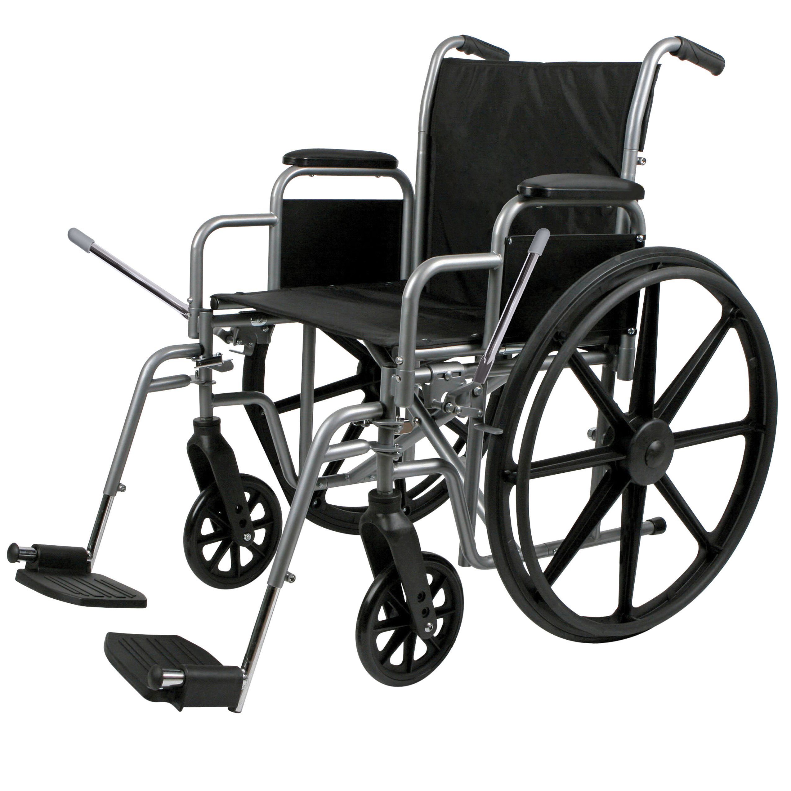 Rehabilitation Advantage 9 Inch Wheelchair Brake Handle Extensions – Pair, 9 Inch Long (Pack of 2)