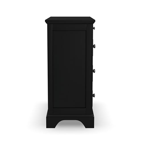 homestyles Black Bedford Four-Drawer Chest