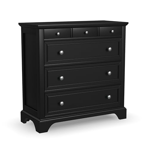 homestyles Black Bedford Four-Drawer Chest