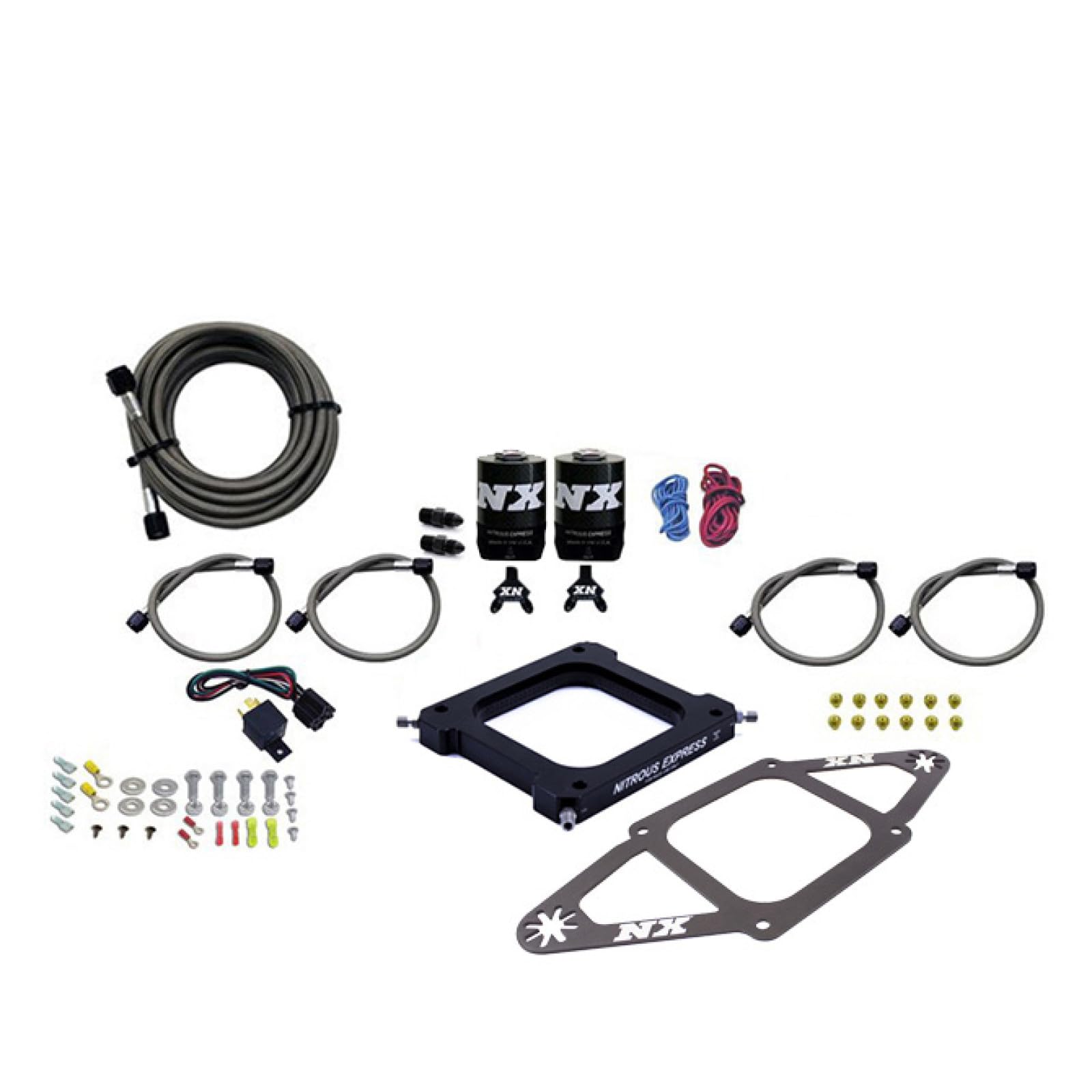 Nitrous Express - 4500 Assassin Plate Stage 6 Nitrous Kit (50-300HP) w/o Bottle (67070-00)