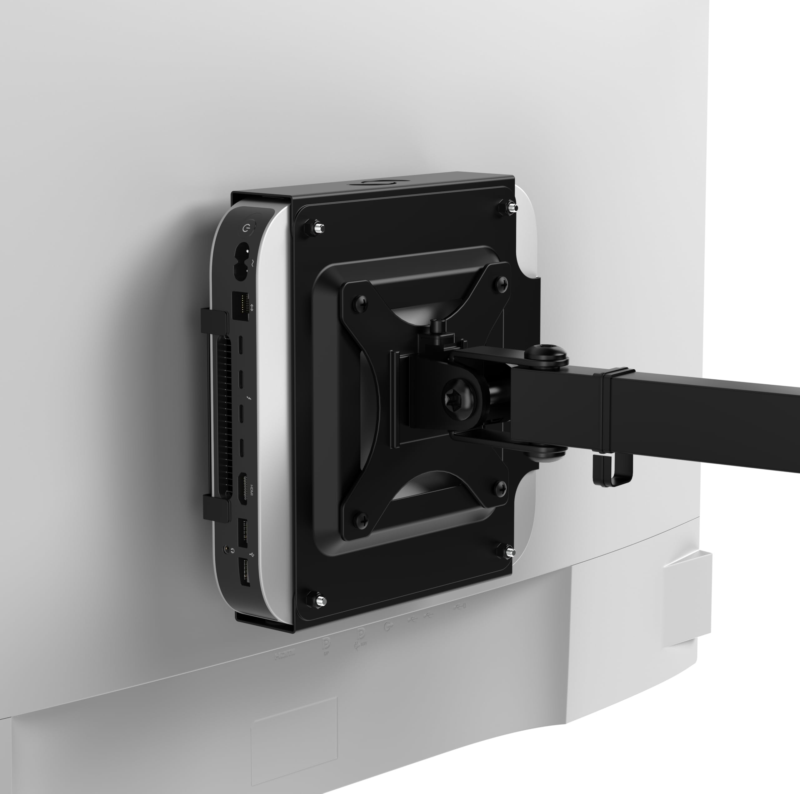 HumanCentric Dual Mac Mini Mount - VESA Compatible, Behind Monitor Arm