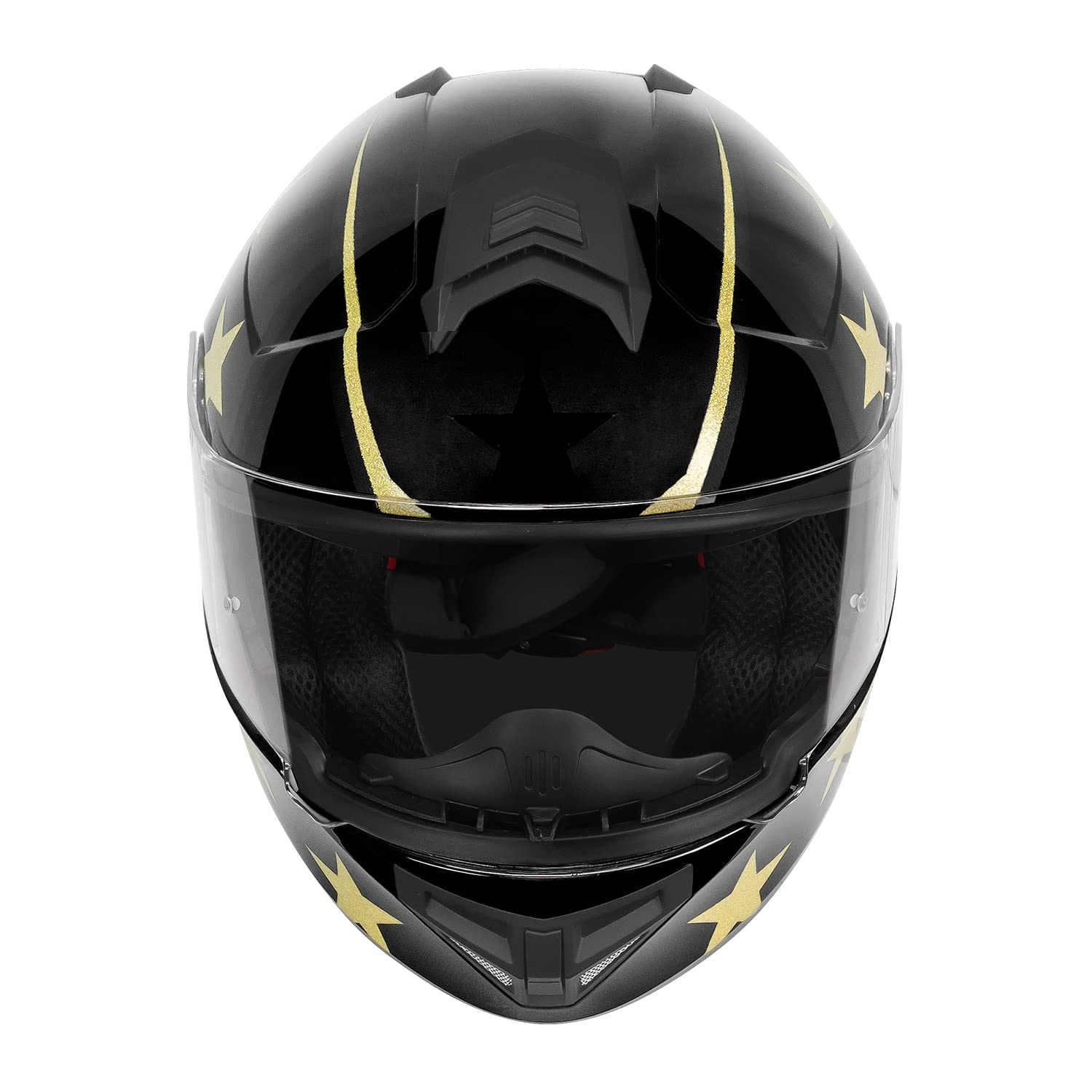 VCAN VX28 Full Face Modular Flip-Up Motorcycle Helmet ECE & DOT Approved, Coolmax Cheek Pad & OTG Ready