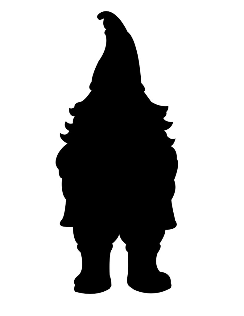16x20 Gnome Stencil Made from 4 Ply Matboard