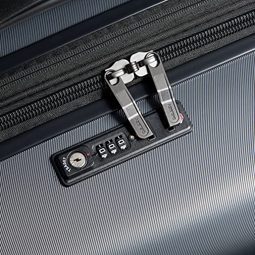 DELSEY PARIS Cruise 3.0 Hardside Expandable Luggage with Spinner Wheels, Graphite, Checked-Large 28 Inch