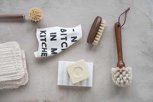 Contemporary Carved Marble Soap Dish for Bathrooms
