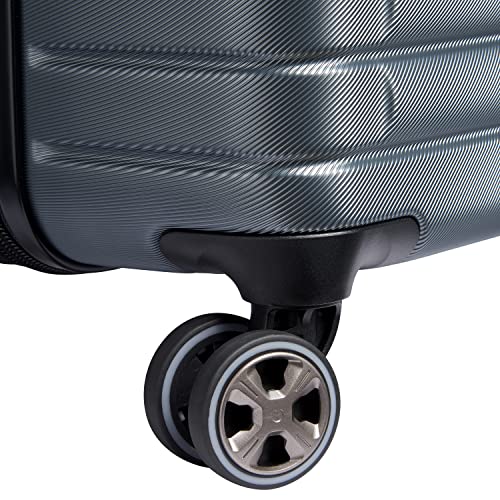 DELSEY PARIS Cruise 3.0 Hardside Expandable Luggage with Spinner Wheels, Graphite, Checked-Large 28 Inch