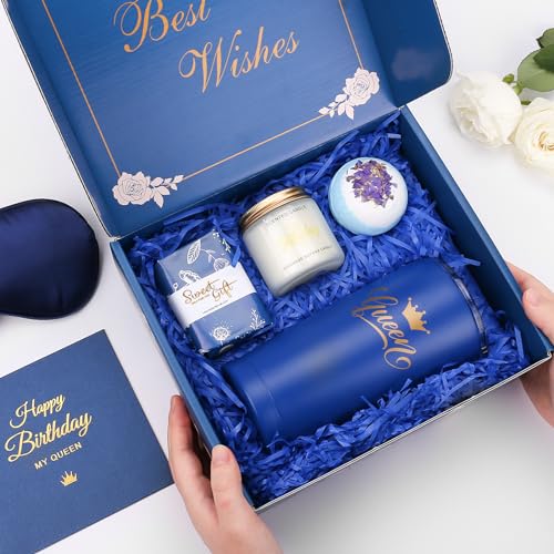 Rinboqe Happy Birthday Gifts for Women Birthday Gift Set for Women Spa Gift Set