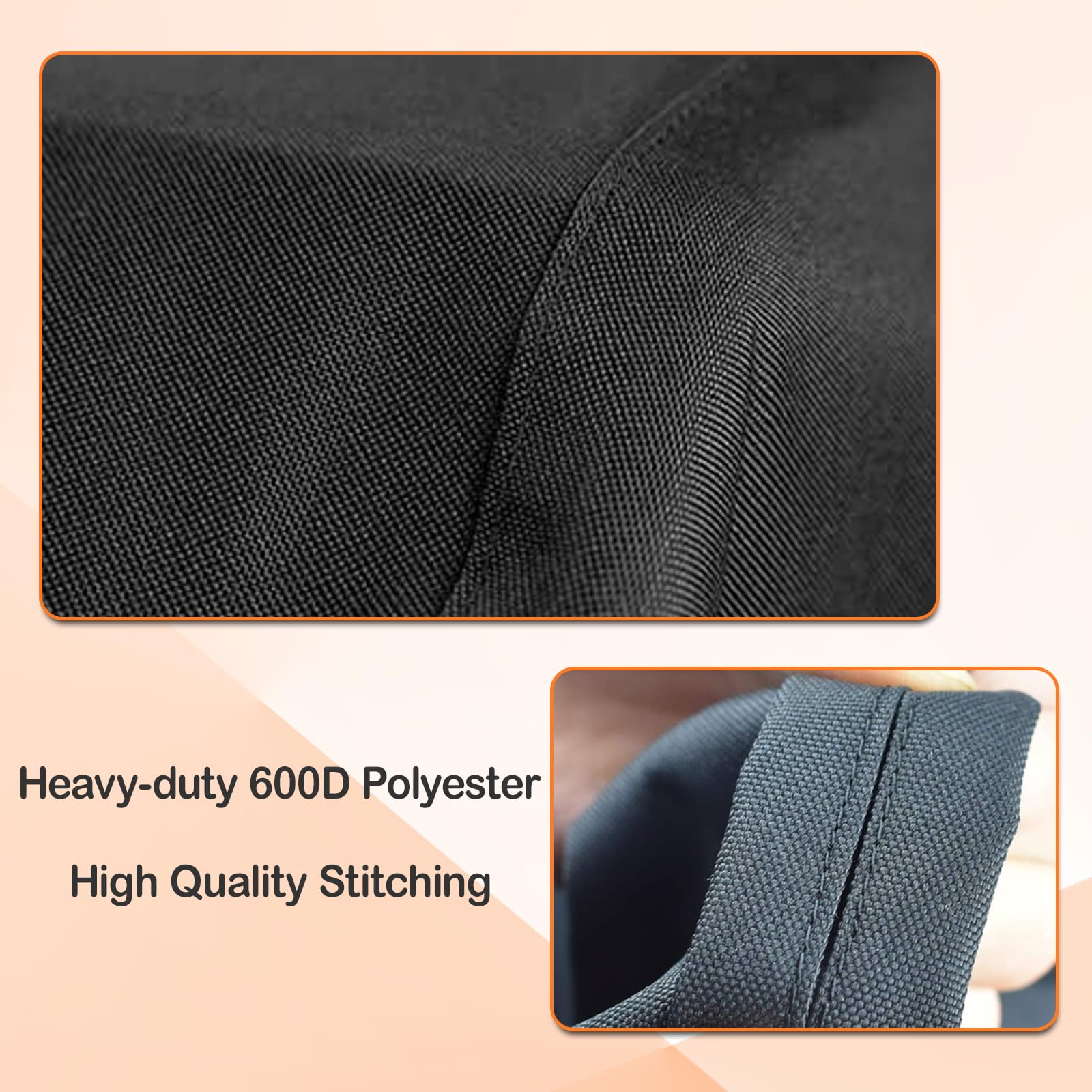 Griddle Cover for Blackstone 28 inch Griddle with Hood Double Shelf, 5483 Grill Cover for 1883 1785 1924 2086 2146 2147, Heavy Duty Waterproof 600D Polyester Flat Grill Griddle Cover