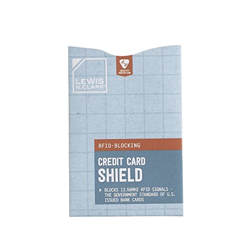 Lewis N Clark RFID Credit Card Holder Shield, Anti-Theft Wallet Sleeve + RFID Blocking ID Holder & Credit Card Protector - 3 Pack