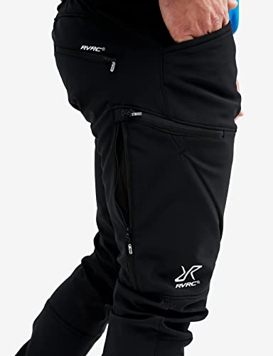 RevolutionRace Men's Hiball Pants, Durable and Ventilated Pants for All Outdoor Activities, Black Edition - X-Large