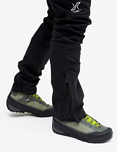 RevolutionRace Men's Hiball Pants, Durable and Ventilated Pants for All Outdoor Activities, Black Edition - X-Large