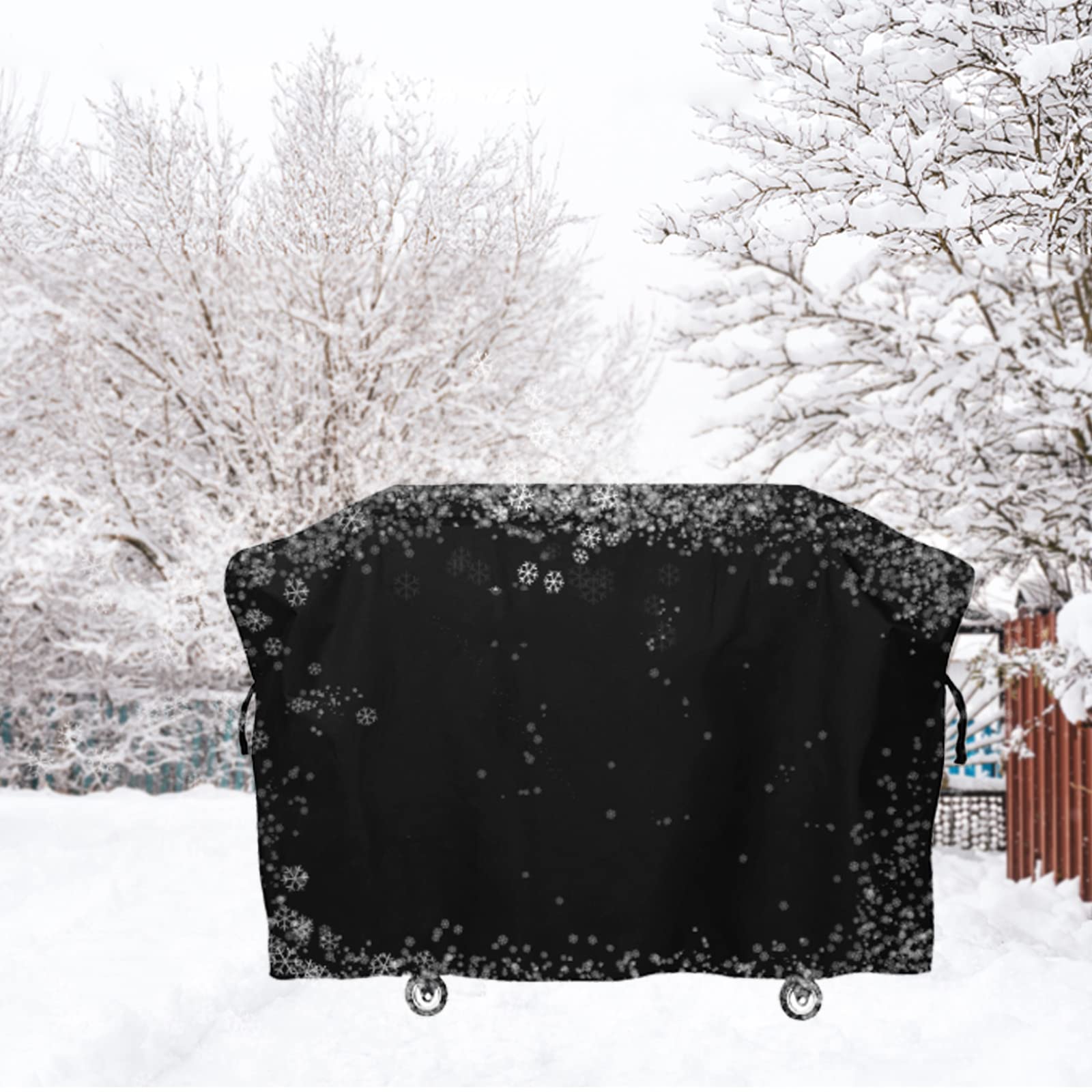 Griddle Cover for Blackstone 28 inch Griddle with Hood Double Shelf, 5483 Grill Cover for 1883 1785 1924 2086 2146 2147, Heavy Duty Waterproof 600D Polyester Flat Grill Griddle Cover