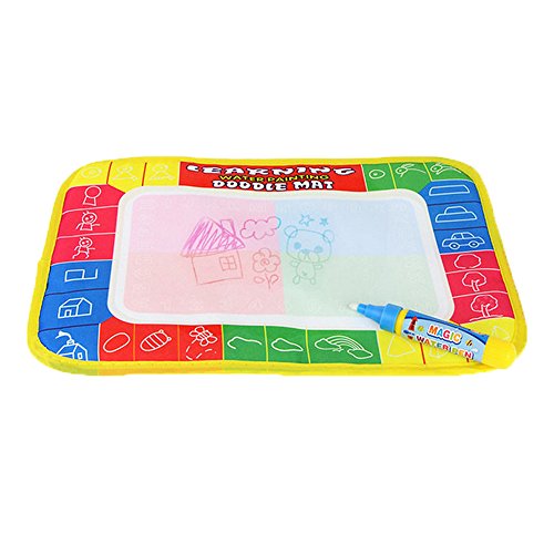 Water Drawing Painting Writing Mat Board Pen Doodle Gift 29 x 19cm The Poster (As shown, One Size)
