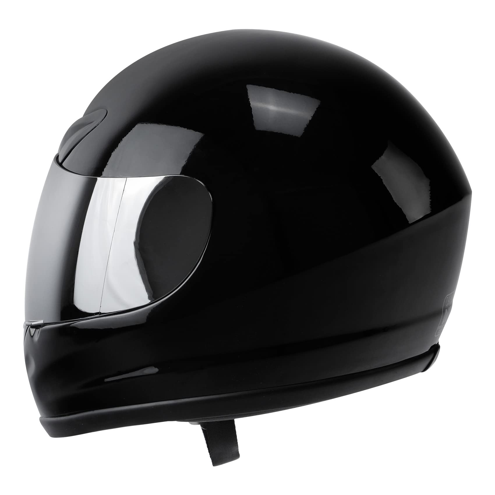 XFMT DOT Adult Motorcycle Flip Up Full Face Helmet Street Dirt Bike ATV Helmets (Black Mirror Shield, Medium)