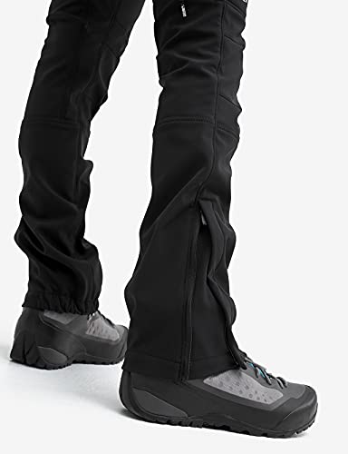 RevolutionRace Women's Hiball Pants, Durable and Ventilated Pants for All Outdoor Activities, Jet Black - X-Large