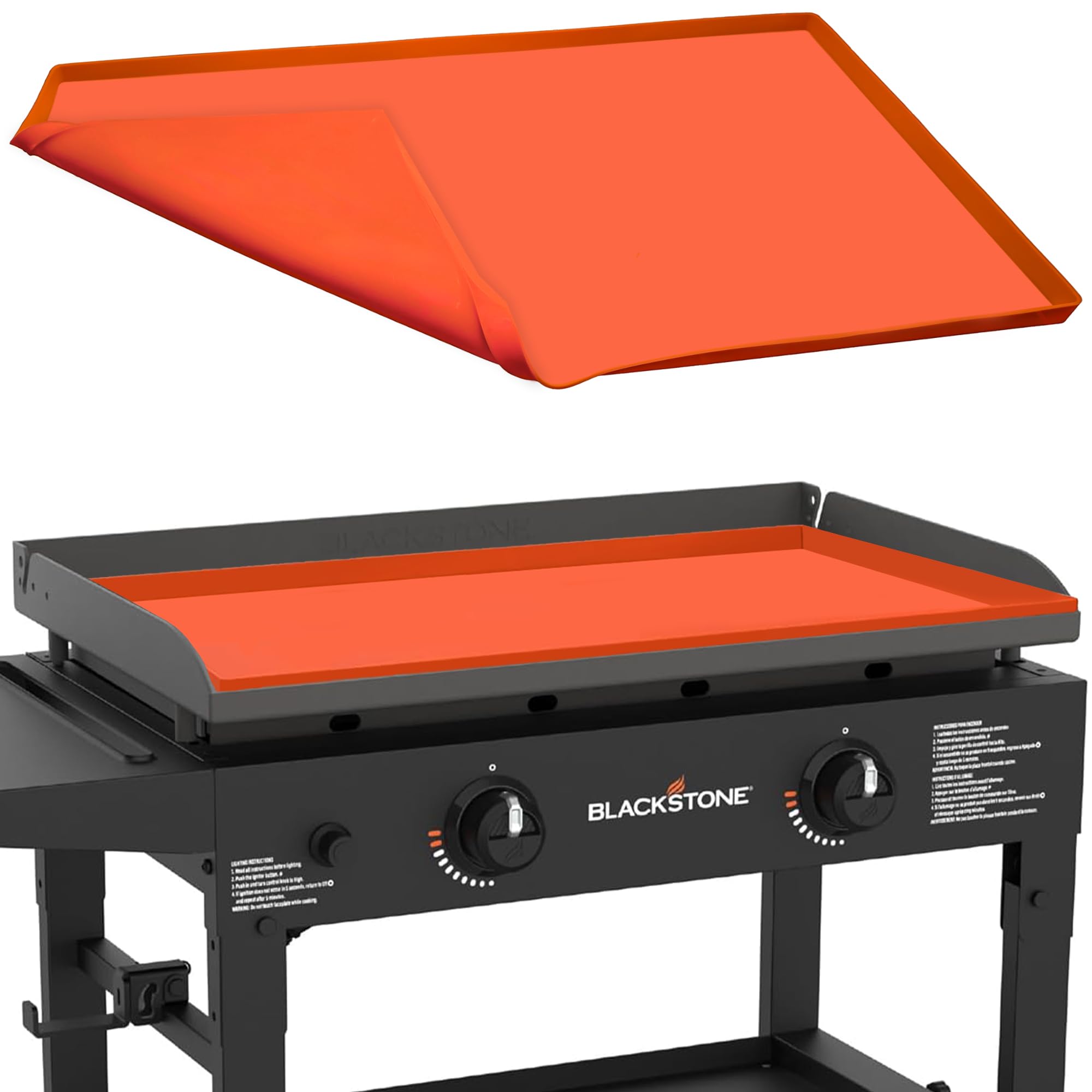 28" Premium Silicone Griddle Mat for Blackstone 28 Inch Griddle Accessories - Heavy Duty Food Grade Silicone Grill Cover - True Protection From Dirt & Rust All Year Round [2025 Upgrade]