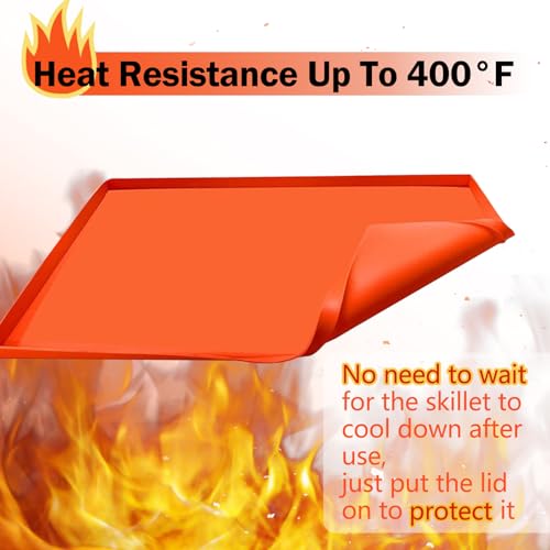 Griddle Mat Silicone for Blackstone 28 inch Griddle Scraper Heavy Duty Griddle Cover Griddle Grill Blackstone Accessories Food Grade Protector with Scraper Kit Protect Your Griddle from Dirt & Rust