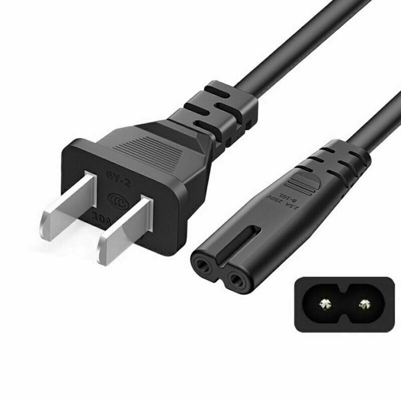 Xzrucst AC Power Cord for Panasonic Home Theater Systems SC-BTT270 BTT268 Flat Figure 8