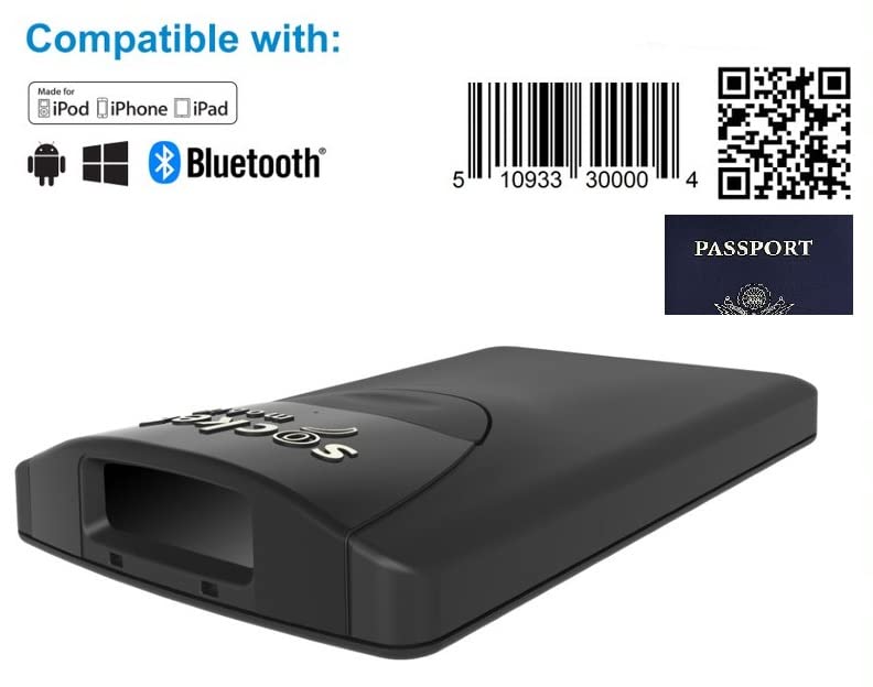 SocketScan S860, Universal Barcode Scanner & Travel ID/Passport Reader
