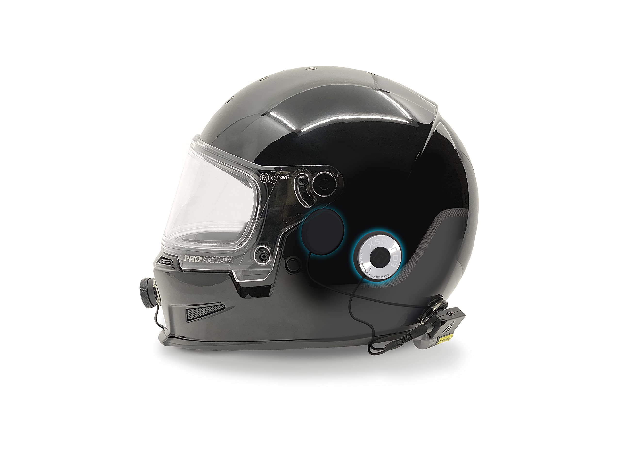 Small Portable Headset Amplifier 3.5mm Input and Output - IASUS EAR3H Amp Boosts 10dB Compatible with Most Helmet Comms and Speakers, Smartphones for Motorcycle, Electric Bike, Scooter Helmets