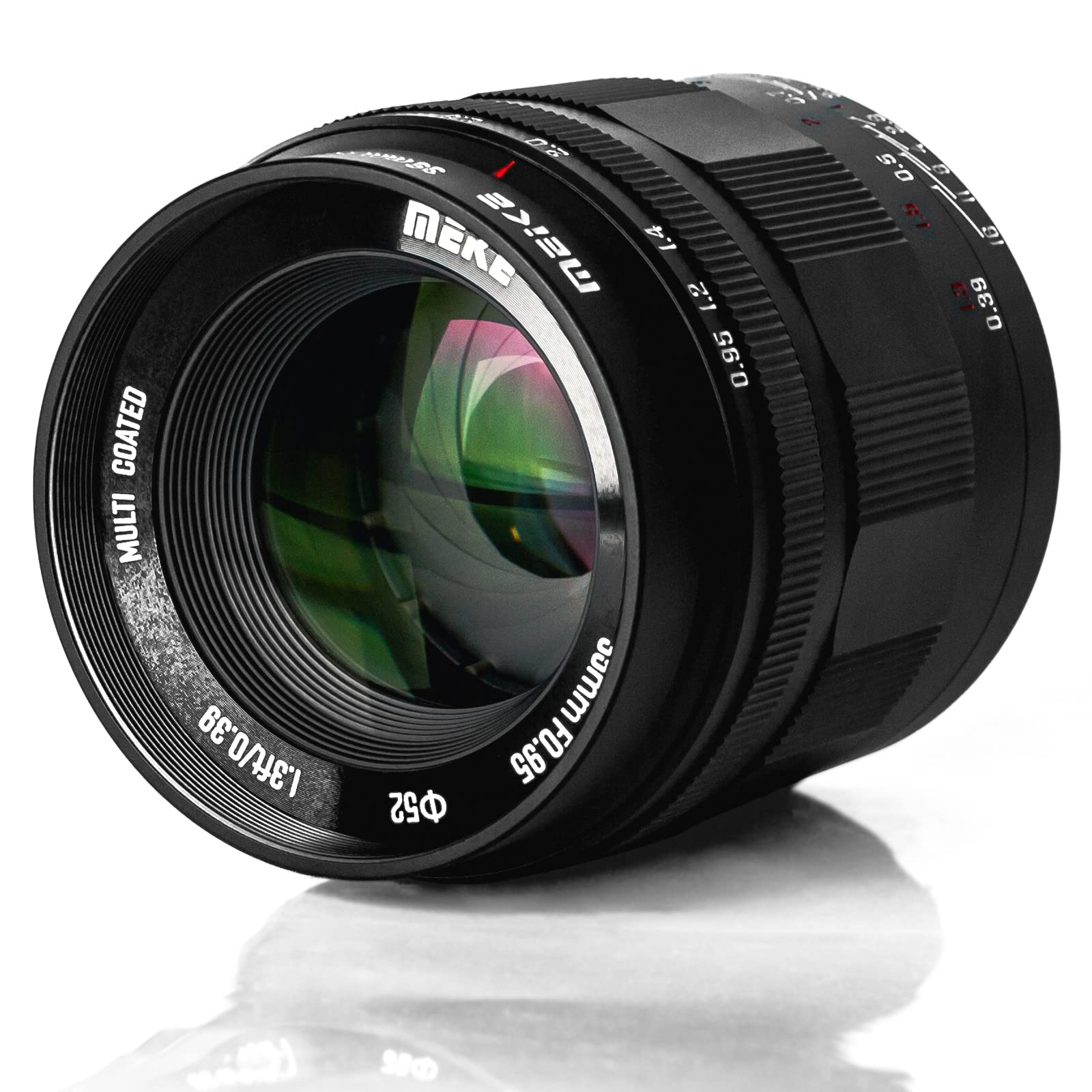 Meike 35mm f0.95 RF-Mount Fixed Manual Focus Lenses Large Aperture APS-C Lens Compatible with Canon EOS-R EOS-RP R5 R5C R6 R7 R10 Mirrorless Camera