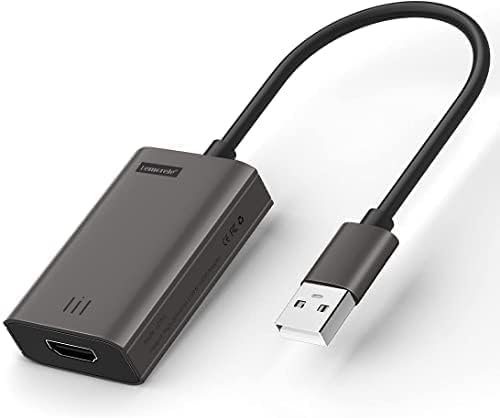 USB to HDMI Adapter Compatible MacBook Pro/Air/Mini , HD 1080P HDMI USB Cable Adapter, HDMI USB Mac Adapter, Compatible with MacBook M1 / Windows 10/8/7 (Incompatible with Linux, Unix, Vista).