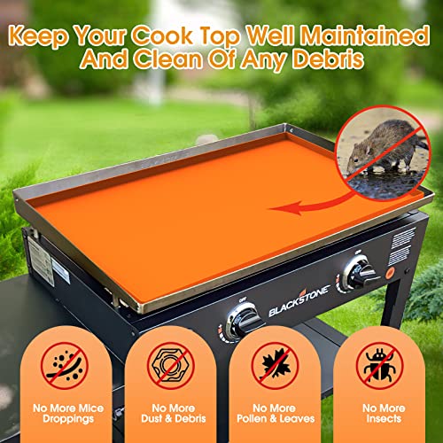 28" Silicone Griddle Mat for Blackstone, Protective Top Covers for Blackstone Protector Outdoor, Heavy Duty Griddle Mat Fit Blackstone 28 Inch Flat Top Gas Grill Griddle