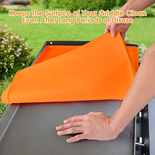 28" Silicone Griddle Mat for Blackstone, Protective Top Covers for Blackstone Protector Outdoor, Heavy Duty Griddle Mat Fit Blackstone 28 Inch Flat Top Gas Grill Griddle