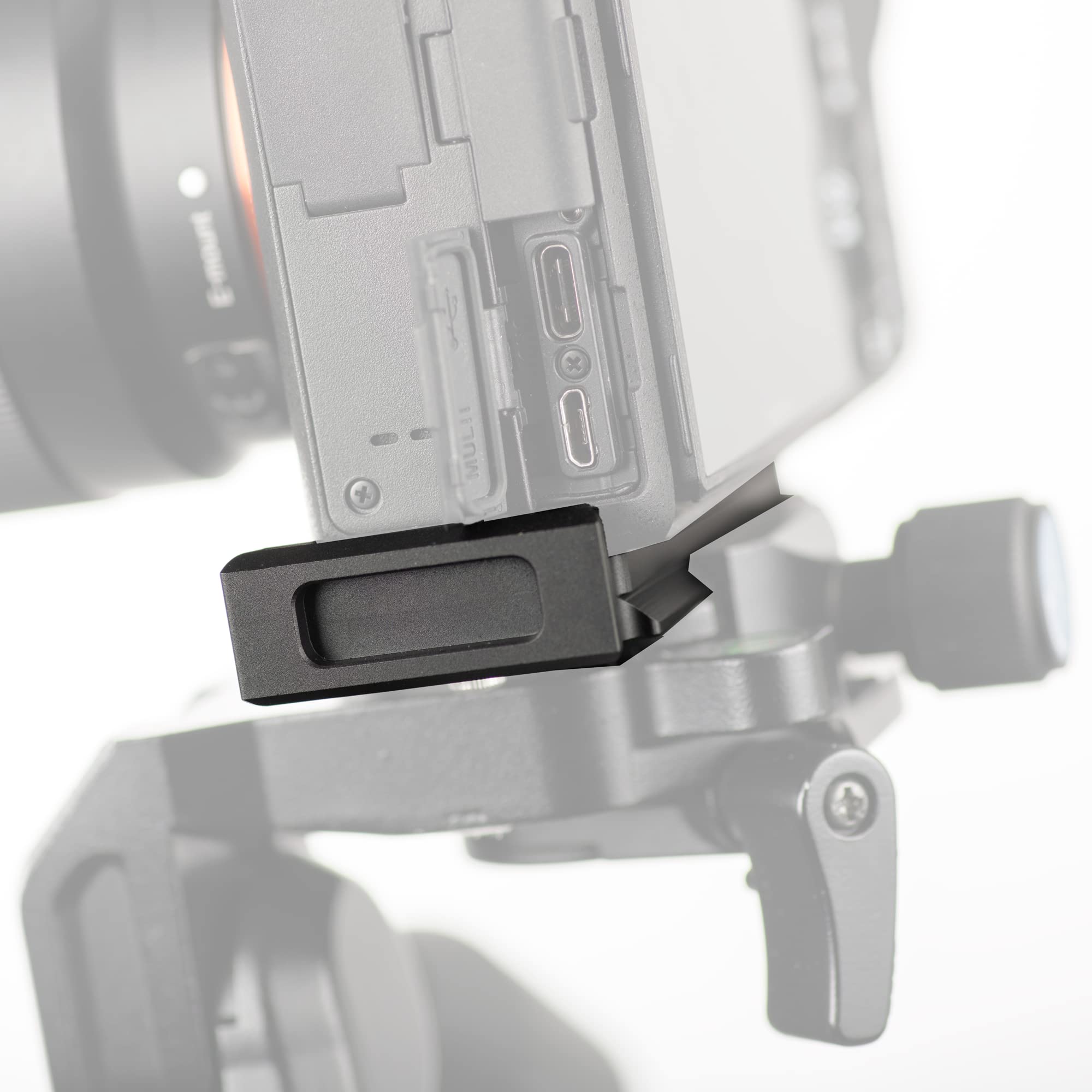 SLIK i-Bracket Arca-Compatible Quick Release Plate for Mirrorless Canon R, Nikon Z and Sony a7 Series Cameras, Black (618-750)