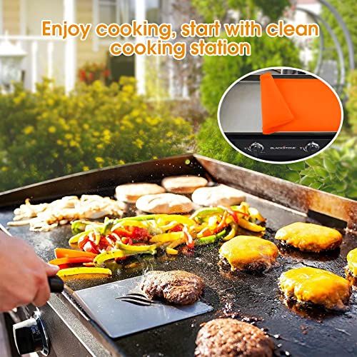 28" Silicone Griddle Mat for Blackstone, Protective Top Covers for Blackstone Protector Outdoor, Heavy Duty Griddle Mat Fit Blackstone 28 Inch Flat Top Gas Grill Griddle