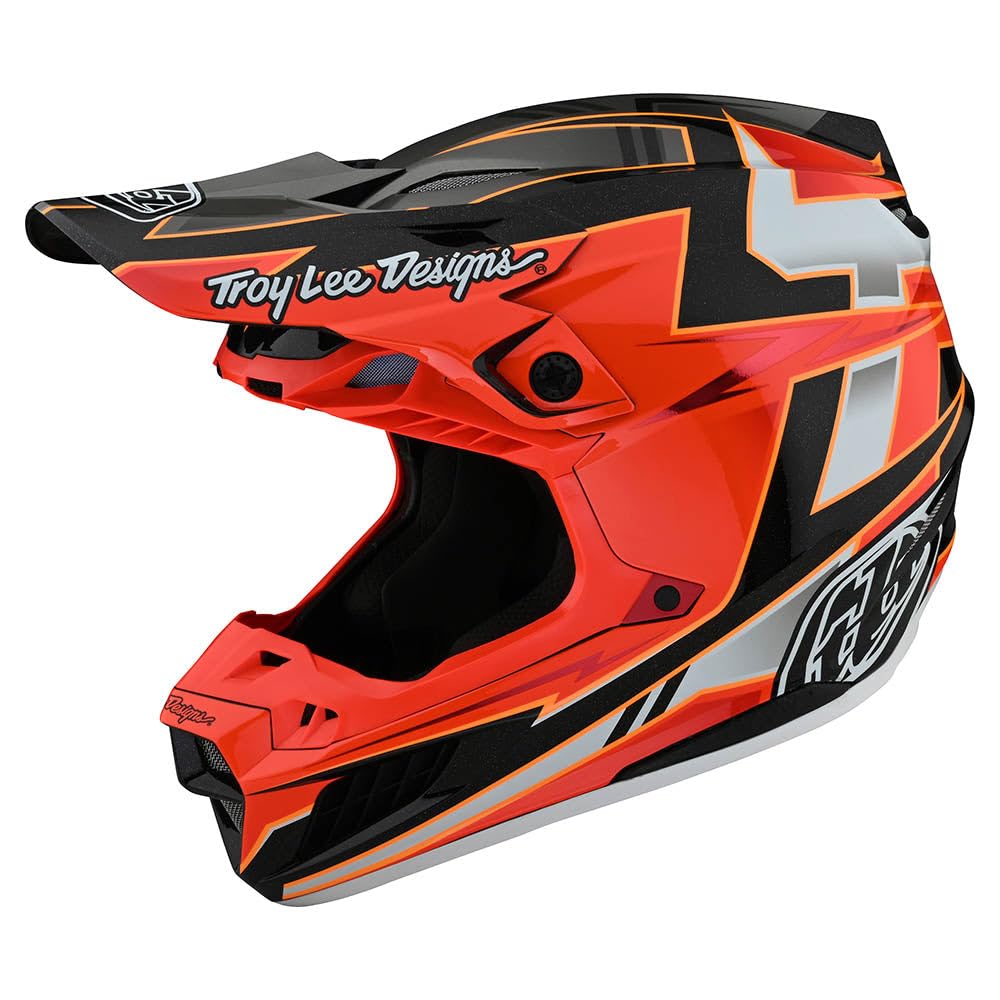 Troy Lee Designs SE5 Composite Adult Motocross Dirt Bike Helmet W/MIPS, Graph Red/Black, Large