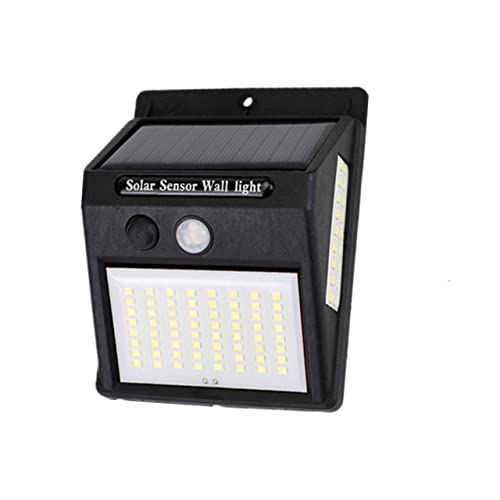 TKUS 20-100 LED Solar Led Light Outdoor Solar Lamp PIR Motion Sensor Wall Light Waterproof Solar Sunlight Powered Garden Street Light (1Pcs 100Leds)