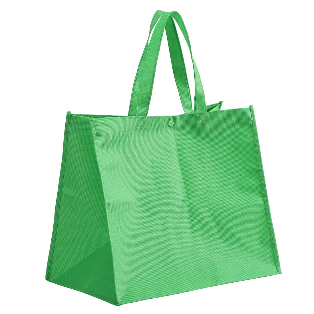 Tosnail 12 Pack Reusable Grocery Shopping Bags, Large Foldable Tote Bags Bulk, Fabric Bags with Long Handle for Shopping Groceries Clothes - Black, Blue, Green