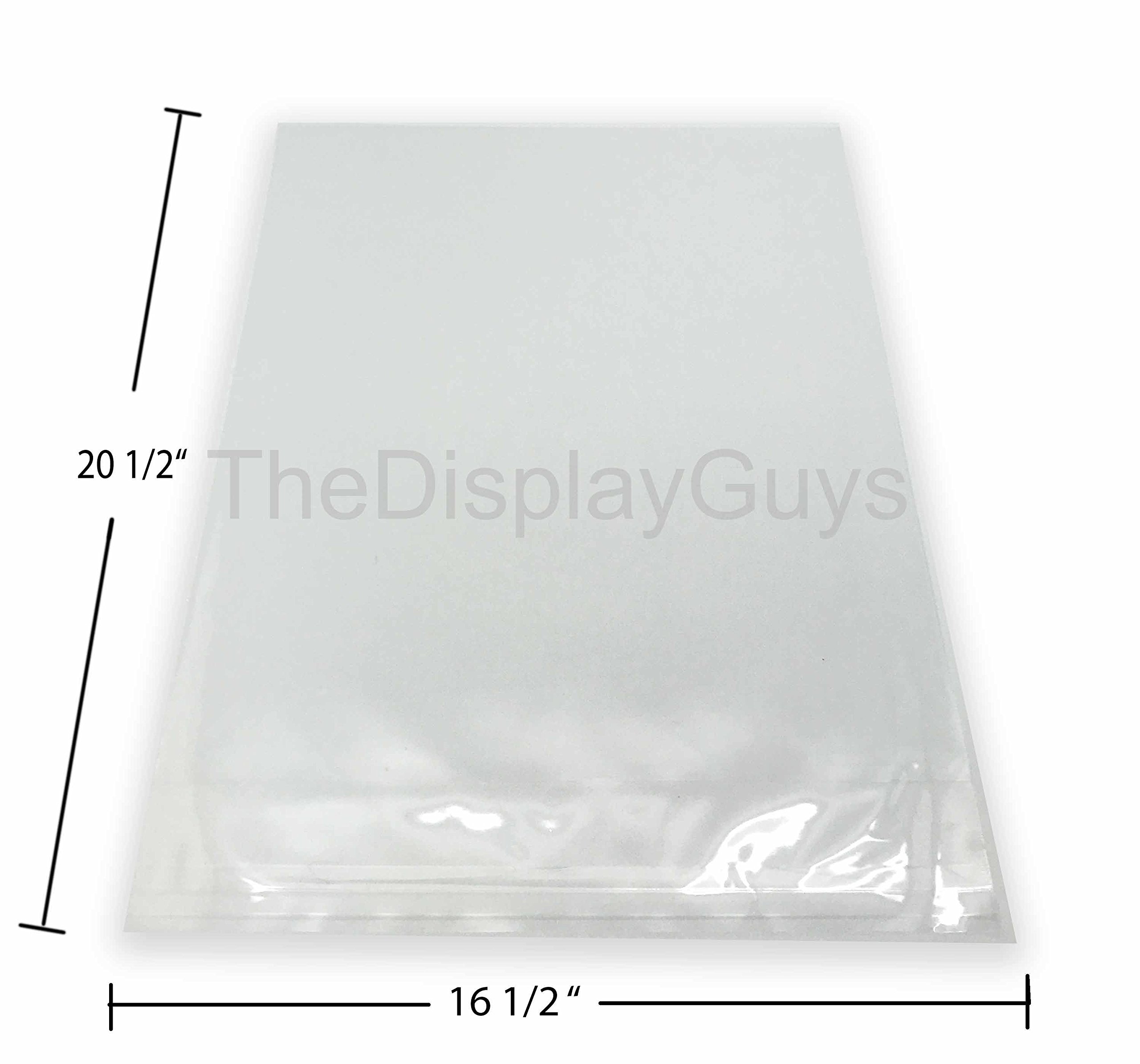 The Display Guys 16x20 Pack of 25 Textured Gray Picture Photo Matting Mat Boards + Backing Boards + Clear Plastic Bags Complete Set