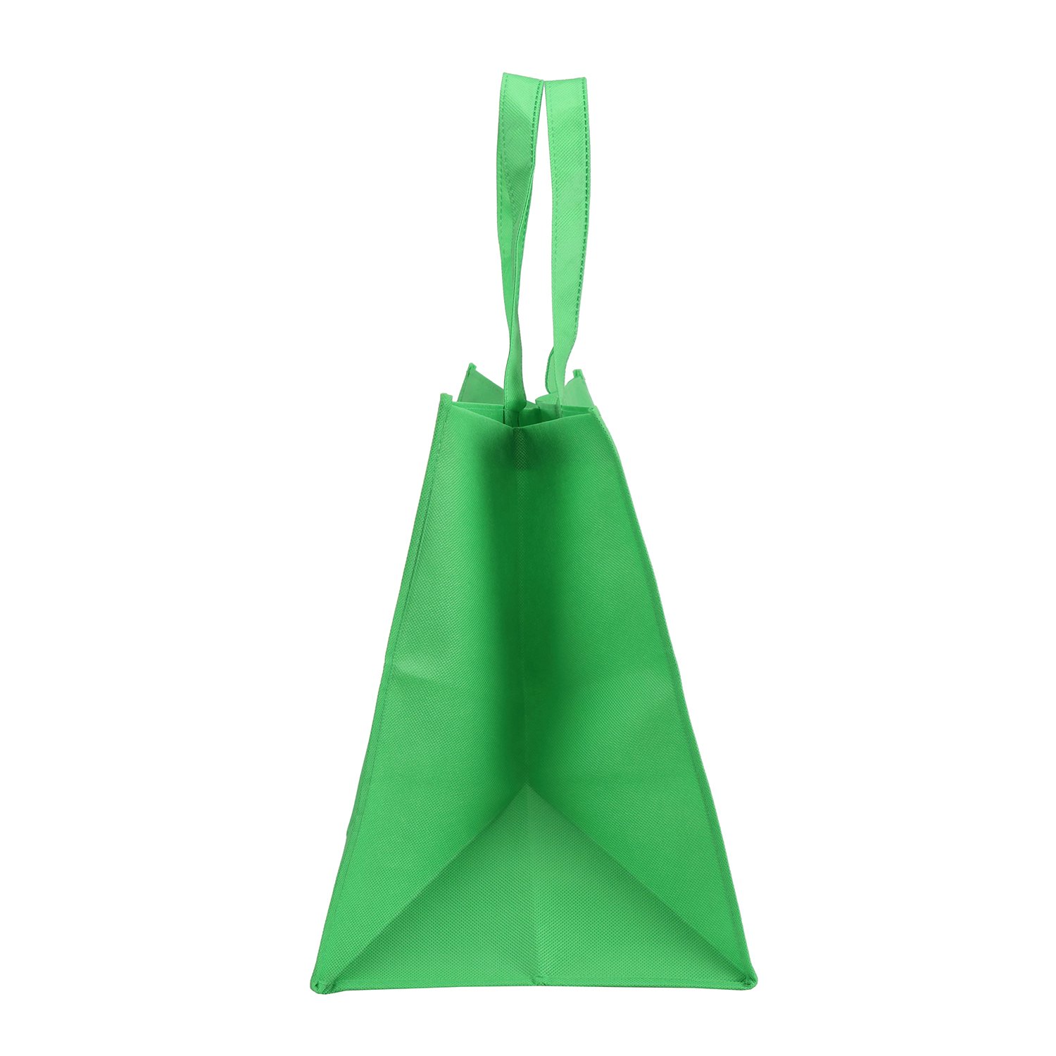 Tosnail 12 Pack Reusable Grocery Shopping Bags, Large Foldable Tote Bags Bulk, Fabric Bags with Long Handle for Shopping Groceries Clothes - Black, Blue, Green