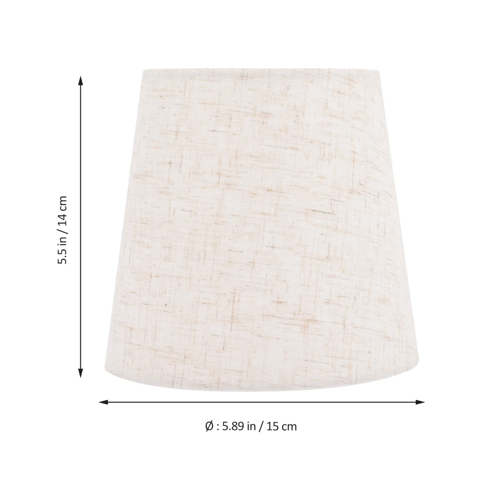 OSALADI Lamp Shades Drum Lamp Shade Cloth Lamp Shade Clip On Bulb Light Cover E14 Decorative Chandelier Protector Table Light Shell Cover Lamp Shade for Floor Table Wall Lamp Small Lamp Shades