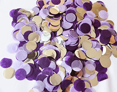Purple Silver Confetti/Purple Centerpiece Table Party Decorations Purple Birthday Party Decorations Table/Purple Engagement Party Decorations, Purple Baby Shower Decorations, Purple Silver Wedding