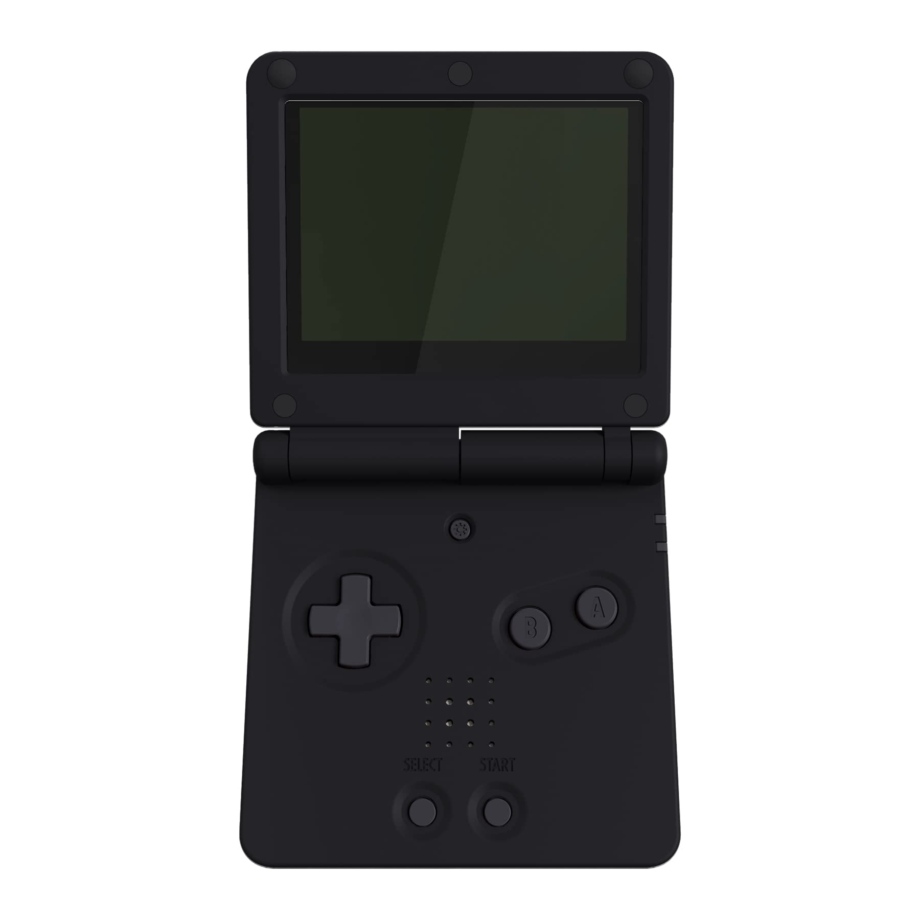 IPS Ready Upgraded eXtremeRate Black Soft Touch Custom Replacement Housing Shell for Gameboy Advance SP GBA SP – Compatible with Both IPS & Standard LCD – Console & Screen NOT Included