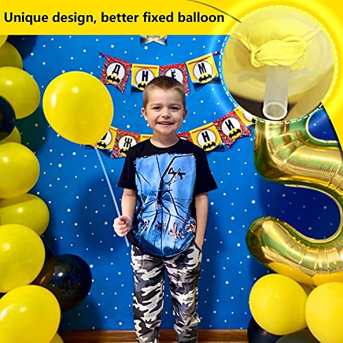Balloon Stand, Balloon Stand Kit 28Inch Height, Table Balloon Stand 4 Set, for Wedding, Birthday, Baby Shower, Christmas, Parties Decoration (Not Include Balloons)