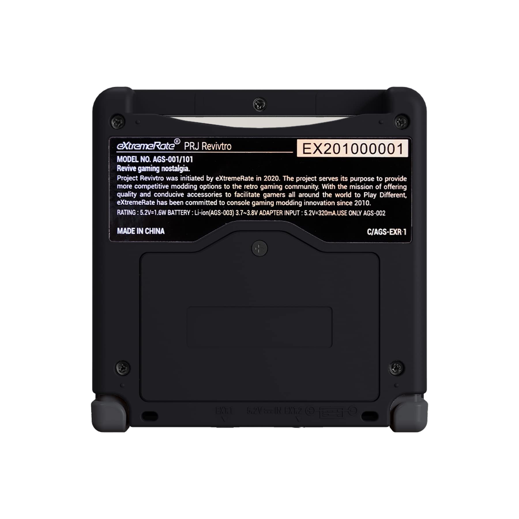 IPS Ready Upgraded eXtremeRate Black Soft Touch Custom Replacement Housing Shell for Gameboy Advance SP GBA SP – Compatible with Both IPS & Standard LCD – Console & Screen NOT Included