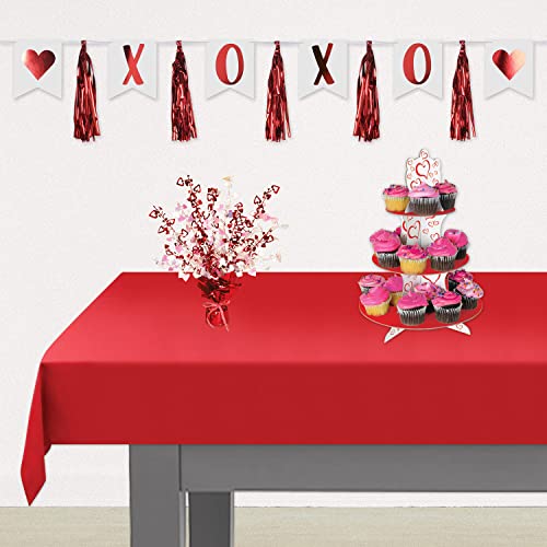 Beistle Heart Gleam 'N Burst Centerpiece, 15-Inch, 1 Per Package