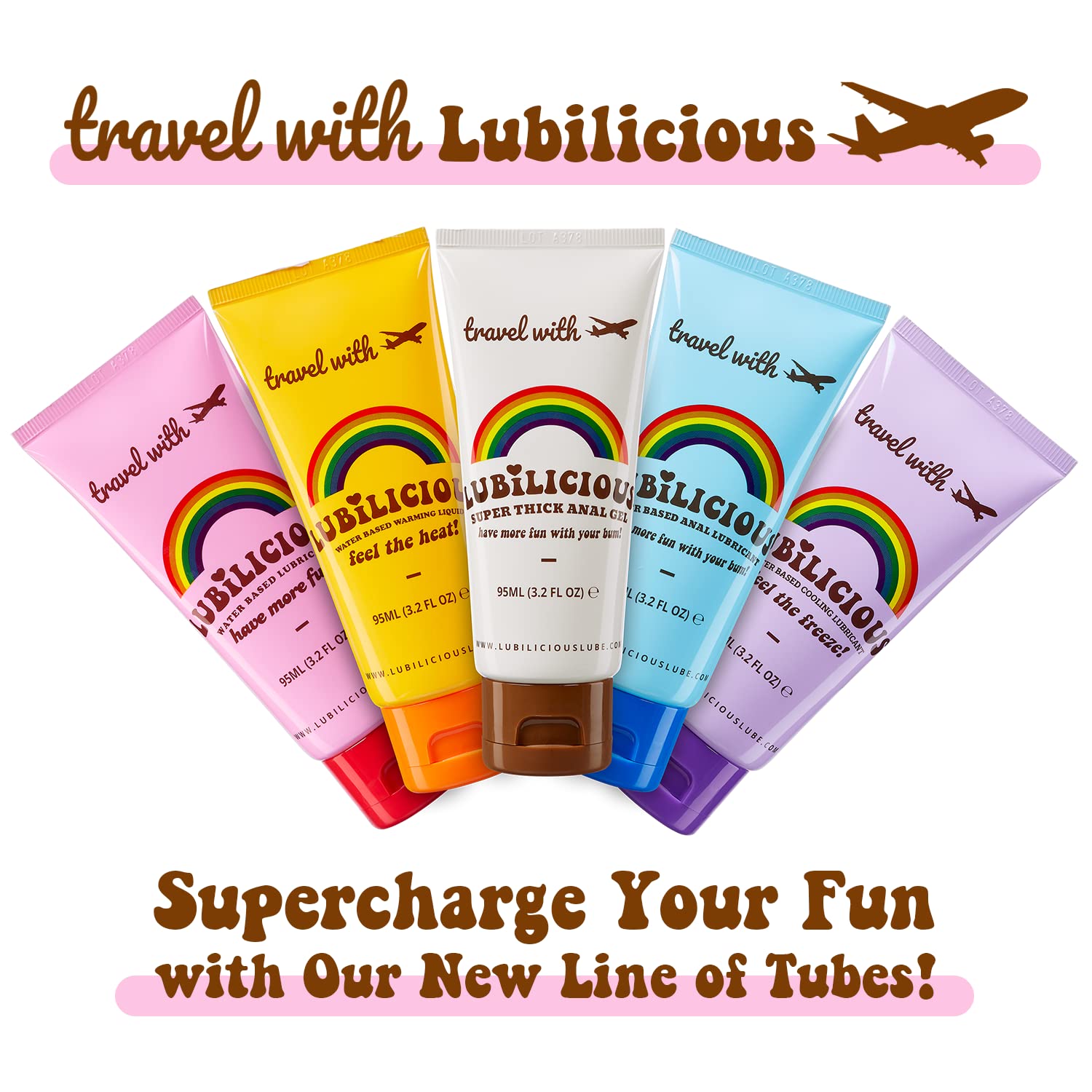 Lubilicious Warming Lube Flip Top Tybe 6.4 oz – Water Based Lubricant for Gentle Warming Lubrification for Her – Personal Lubricant and Water Based Lube – Trusted Lubricants for Privacy