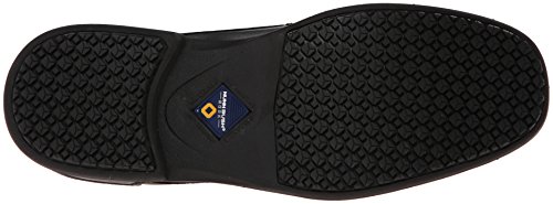 Nunn Bush mens Sherman Slip-resistant Work Shoe Oxford Sneaker, Black, 11 Wide US